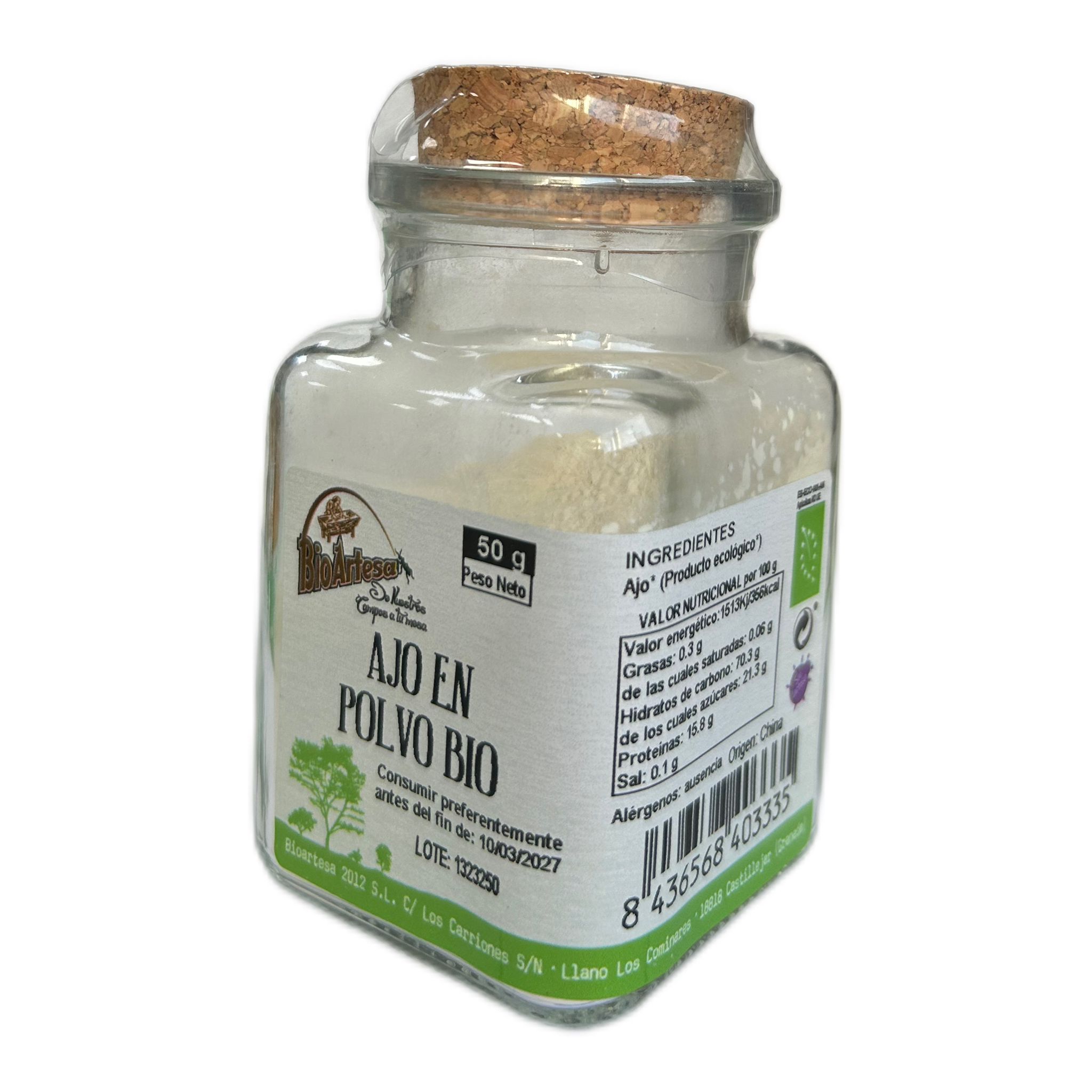 AJO EN POLVO BIO - 50GR - BioArtesa - Web Oficial
